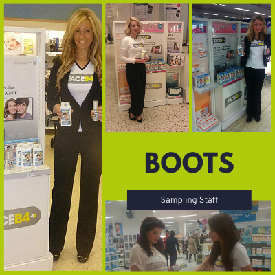 Store Demonstrators & sales staff in Boots stores UK wide
