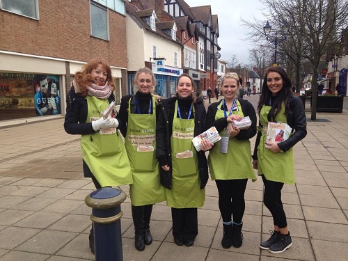 Promotional Team for Hire in Town Centres